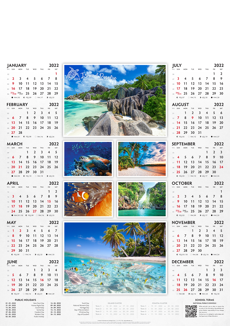 Medium (A2) Wall Calendar Posters