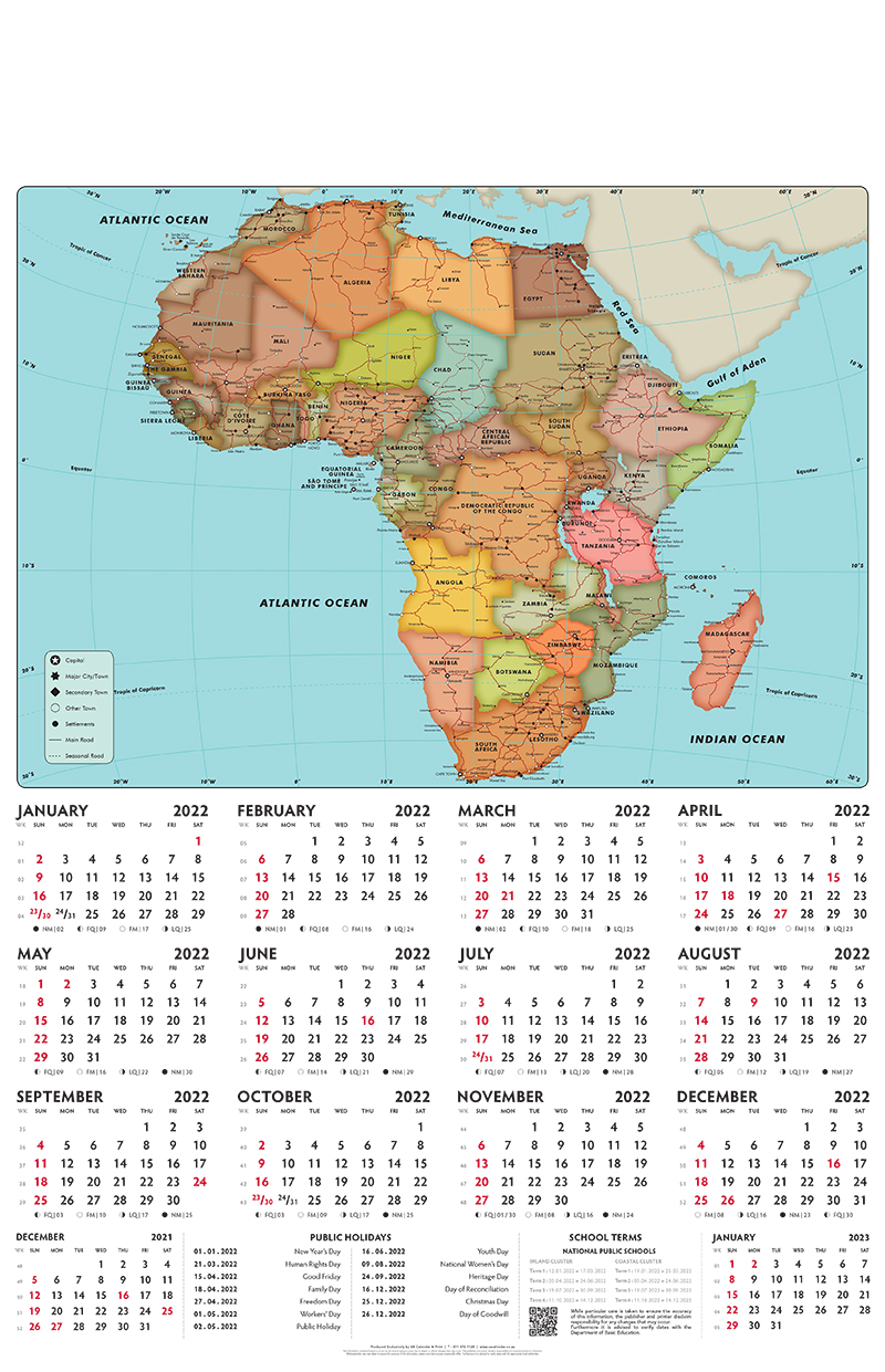 Jumbo (A1) Wall Calendar Posters